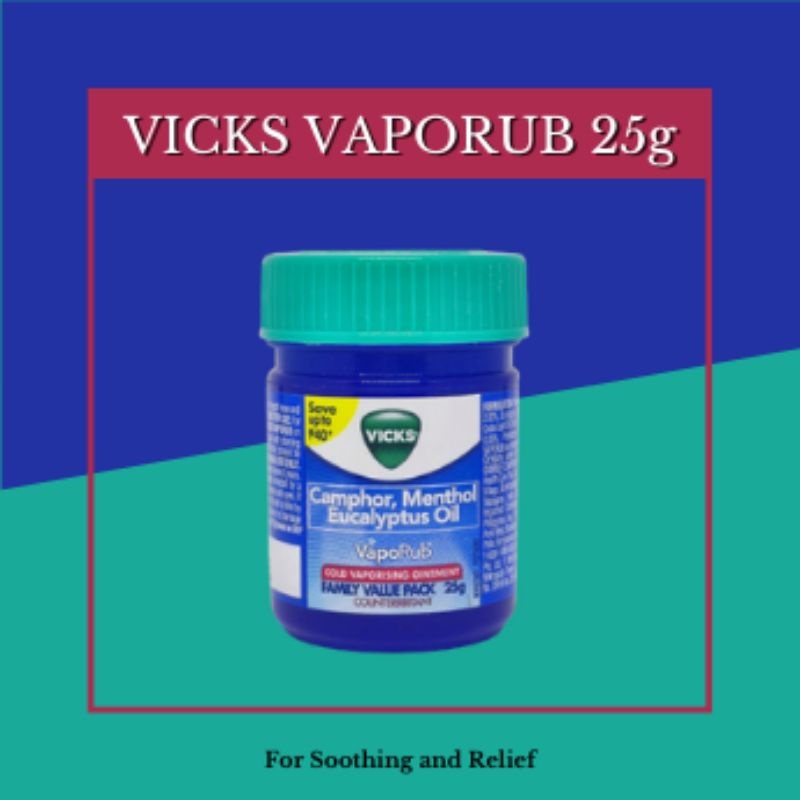 Vicks Vaporub 25g Authentic | Lazada PH