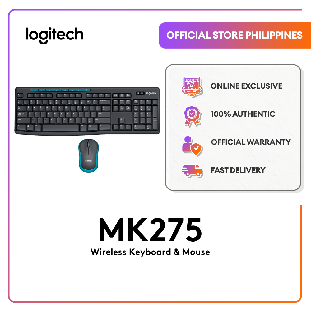 Logitech Mk275 Wireless Keyboard And Mouse Combo 2 4ghz Wireless Compact Wireless Mouse 8
