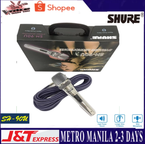 XD.Shop NEW SHURE SH-90U wired microphone | Lazada PH