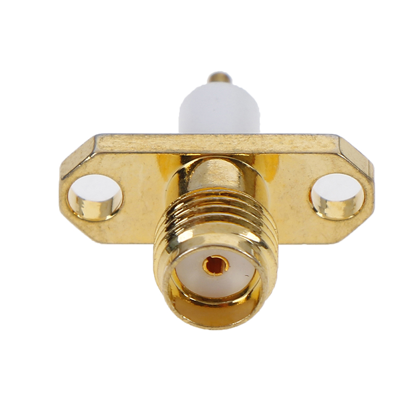 Refreshing SMA Female Jack Socket Chassis PTFE w/2 holes Flange Panel ...