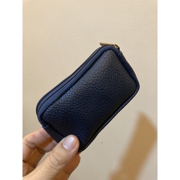 Vedasto Genuine Leather Double Zip Coin Purse for Belt | Lazada PH