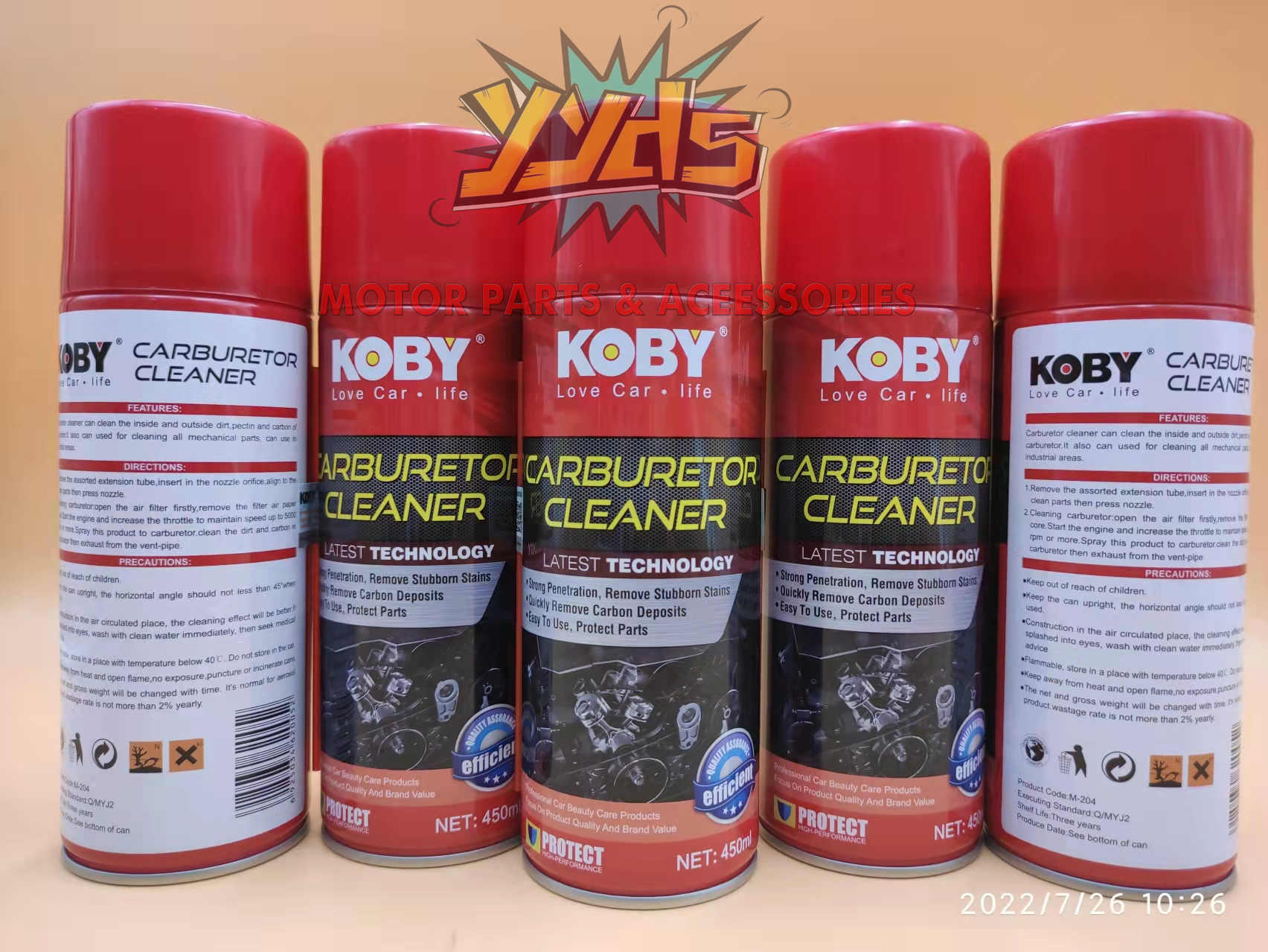 KOBY Carburetor Cleaner 450ml 100% Authentic & Brand New | Lazada PH