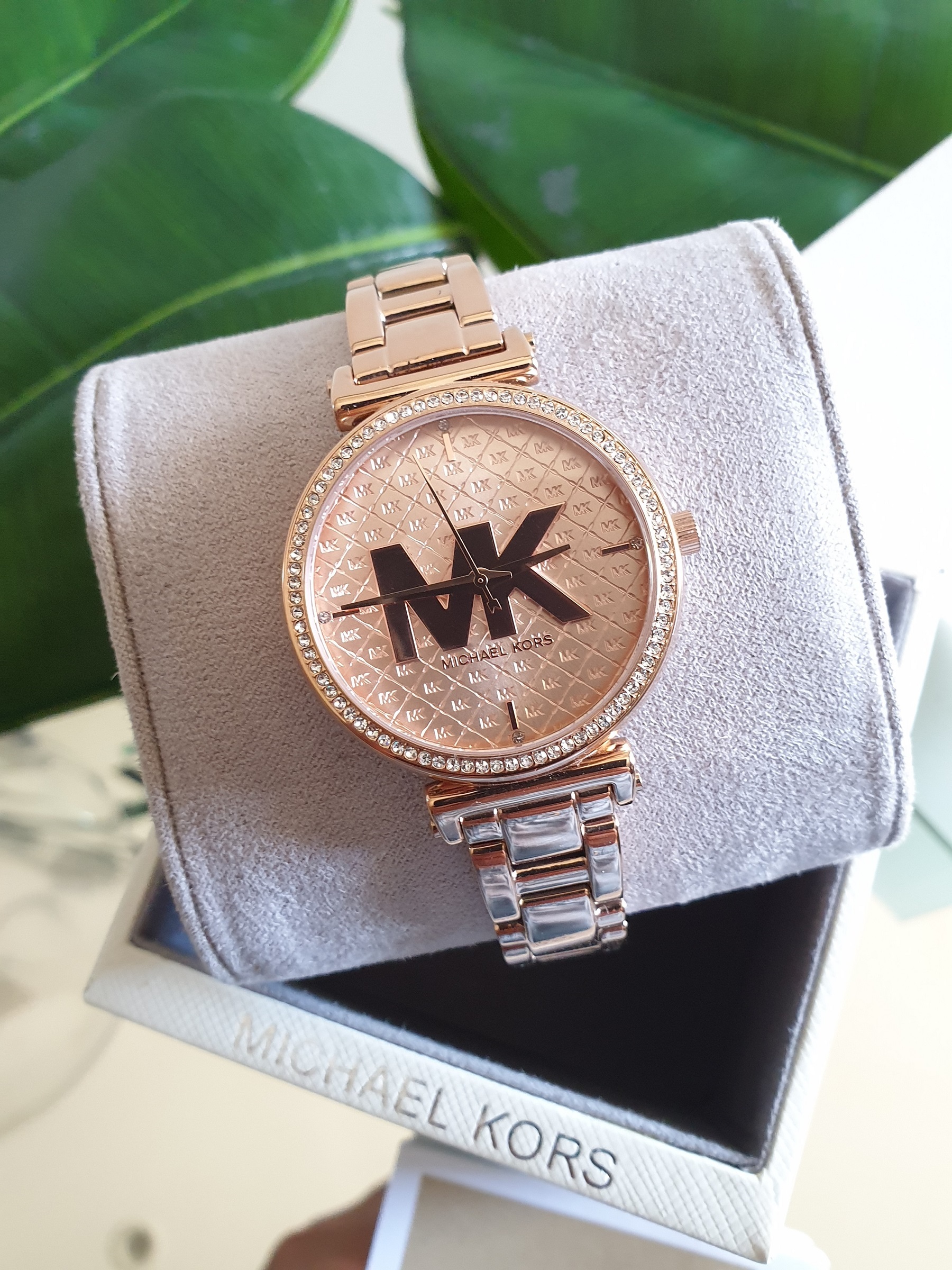 Michael Kors Sofie MK4335 Three-Hand Rose Gold with 1 year warranty for ...