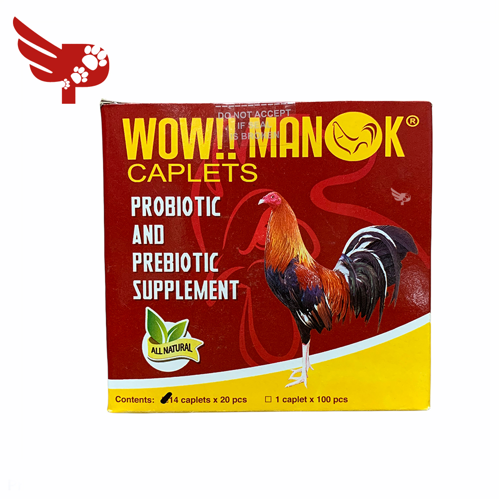 Wow Manok Caplets 14 caplets x 20 sachet - sold per box - for Gamefowls ...