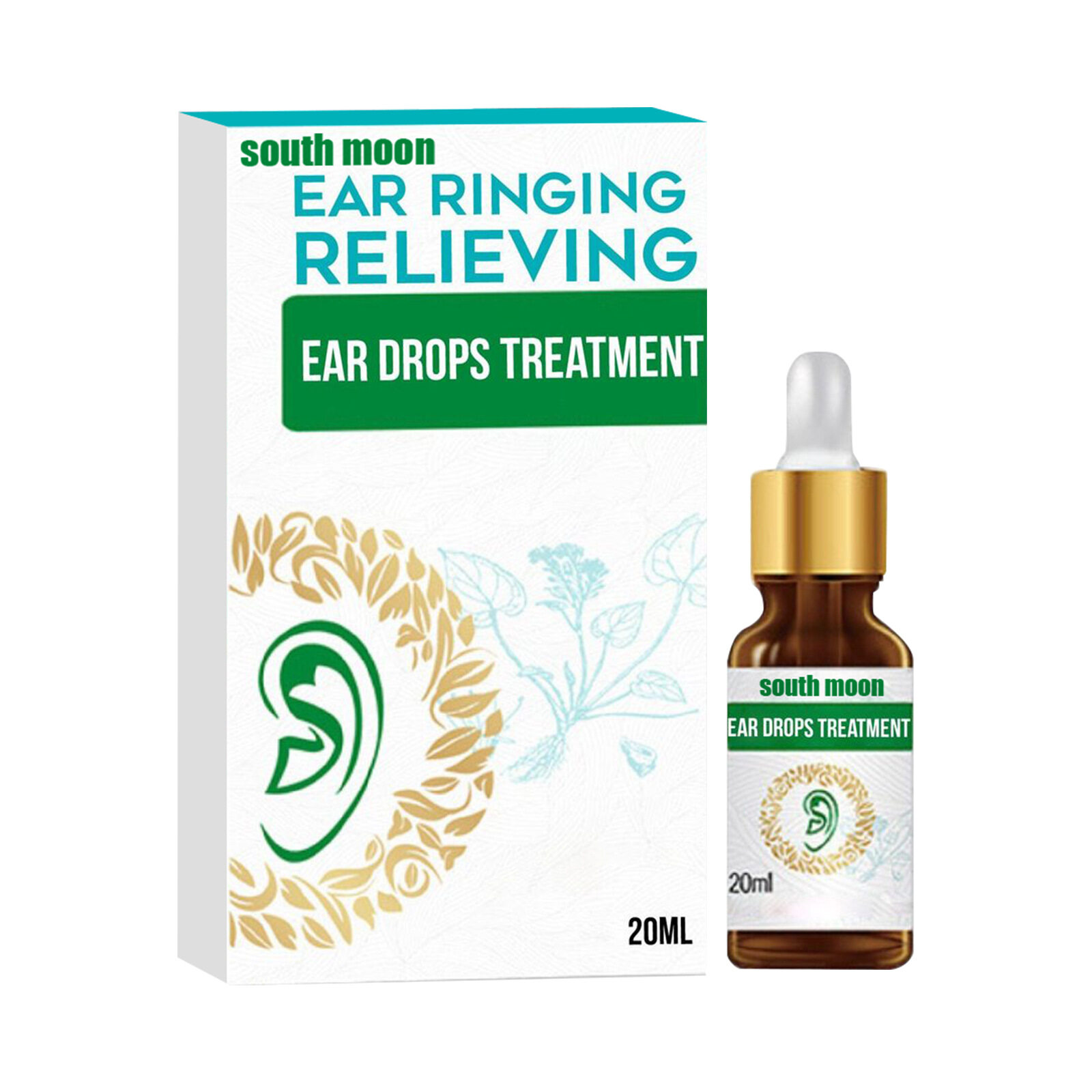 ORIGINAL (20ml) SOUTHMOON TINNITUS LIQUID CLEANING EARDROPS INFECTION ...