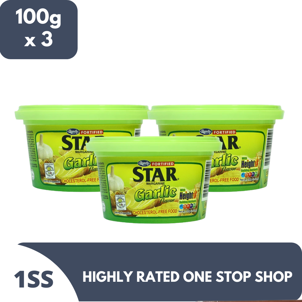 Star Margarine Garlic 100g x 3 | Lazada PH