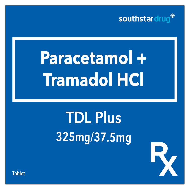 Rx: TDL Plus 325mg / 37.5mg Tablet | Lazada PH
