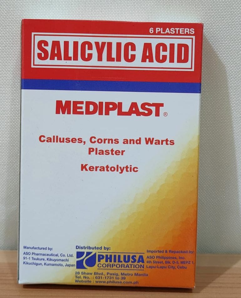 MEDIPLAST Salicylic Acid Calluses Corn and Warts Plaster 6 Plasters ...