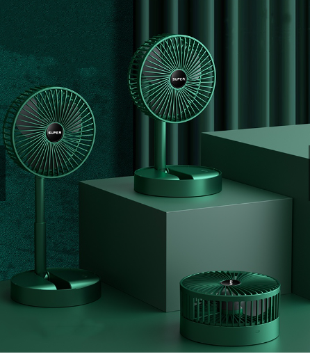 Desk Electric charging Fan Small folding fan with USB charging ...