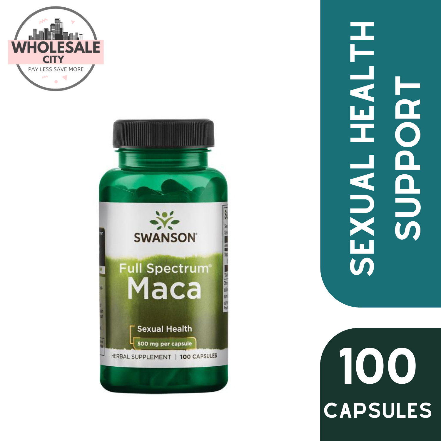 Swanson Maca 500 MG 100 Caps | Lazada PH