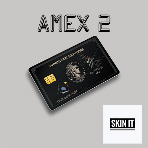 SKIN IT : AMEX BLACK Card Skins (Stickers For ATM or Beep Cards ...