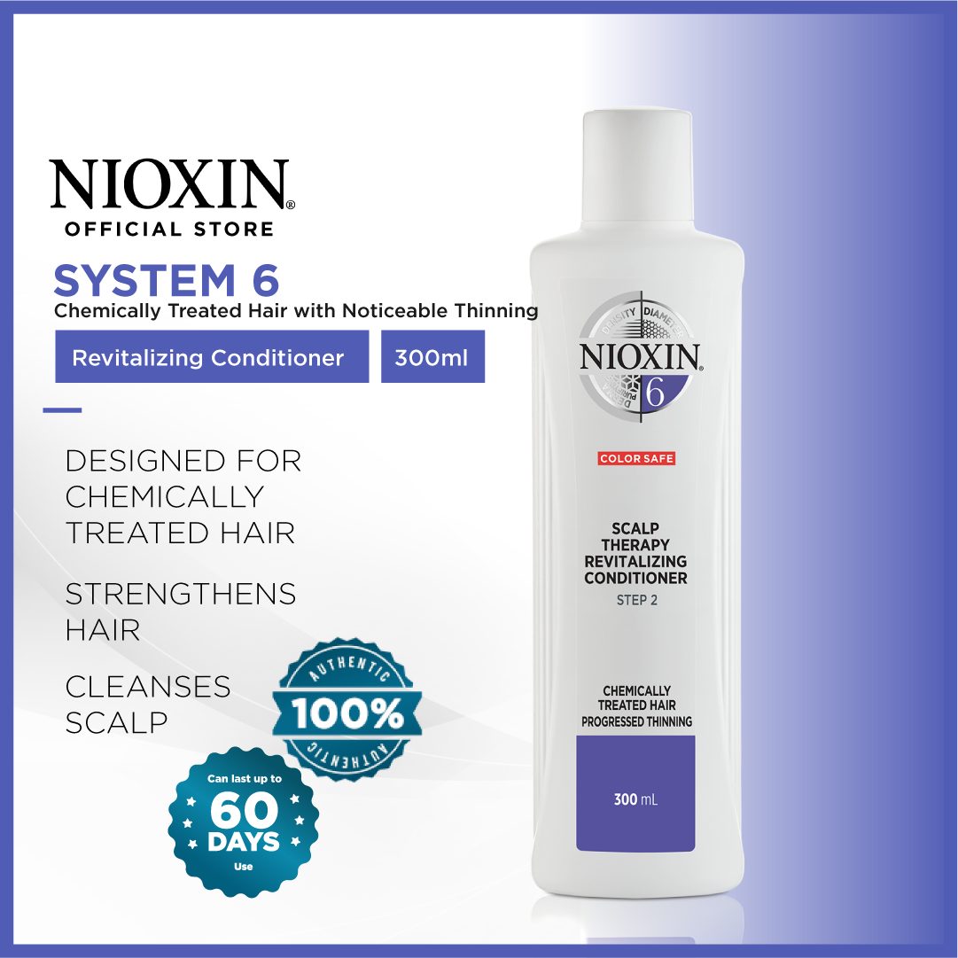 NIOXIN [System 6] Revitalizing Conditioner for Permed Straightened or ...