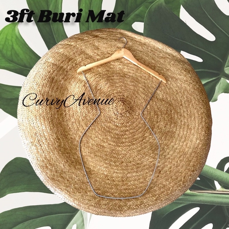 Buri Mat Carpet 3ft 4ft 5ft (Onhand) flatlay Native | Lazada PH