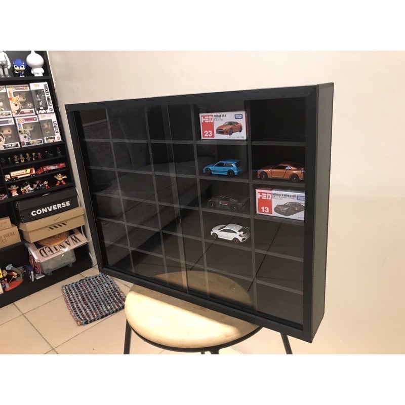Diecast display case 1:64 scale 30s Black tomica hotwheels | Lazada PH