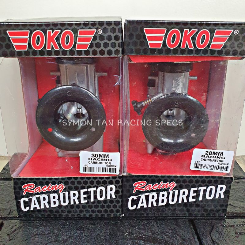 OKO RACING CARB KCR FLAT CARB WITH FUNNEL SAME WITH KOSO EVO TYPE 28MM ...