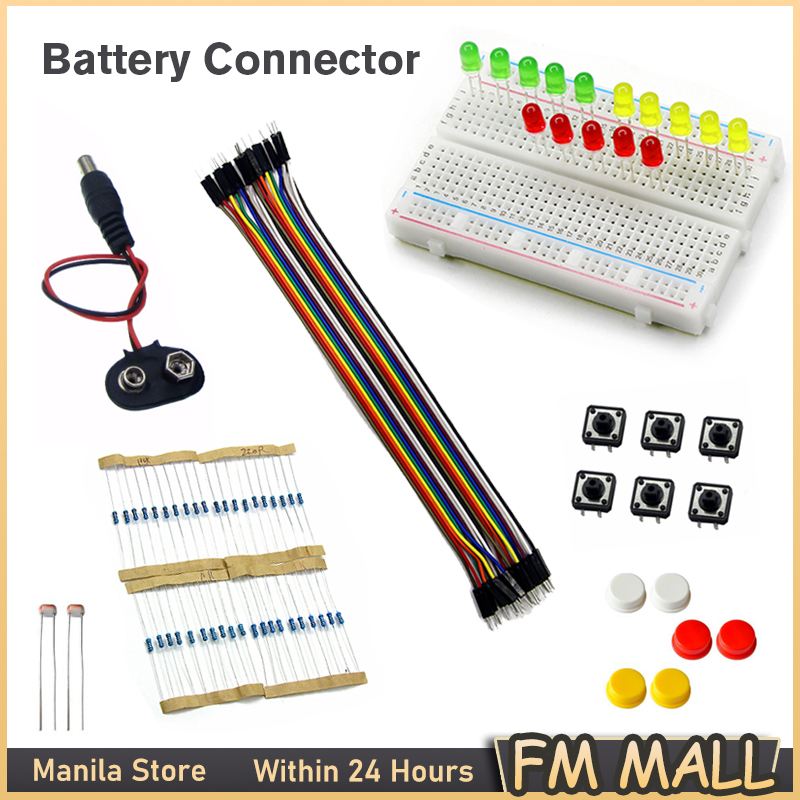 Starter Kit Uno R3 With Mini Breadboard Jumper Button, Basic Starter ...