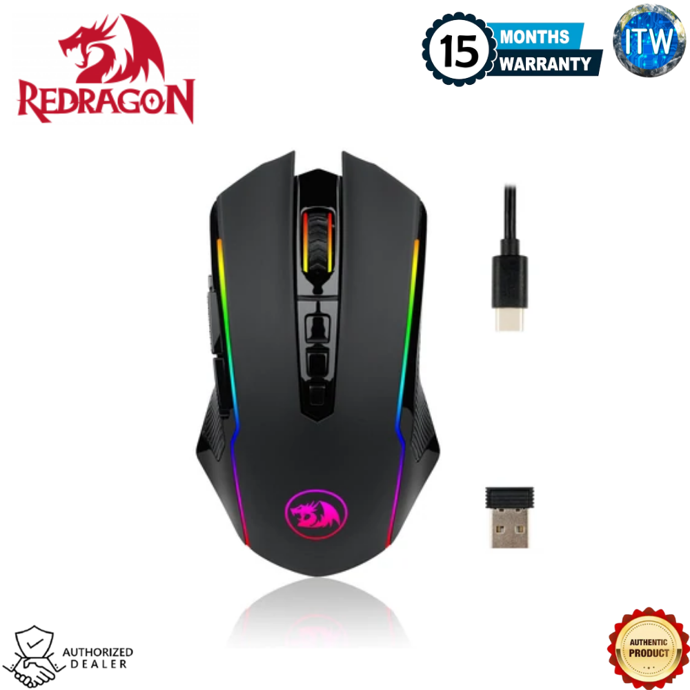 Redragon Ranger Lite M910-KS - 9 programmable buttons, Wired and ...