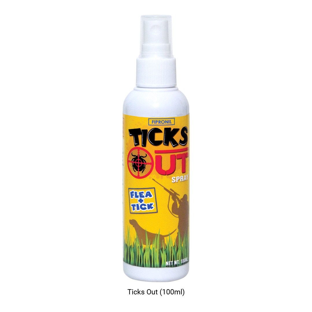 Ticks Out anti tick (garapata) and fleas (pulgas) spray treatment for ...