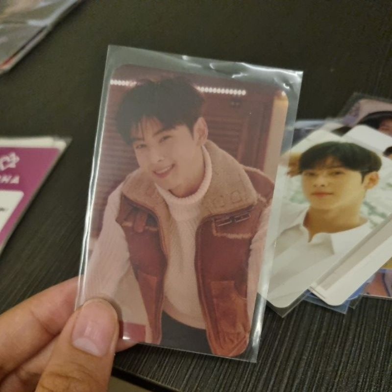 Cha eun woo EUNWOO official photocards SG aroha kit starlight makestar AAF | Lazada PH