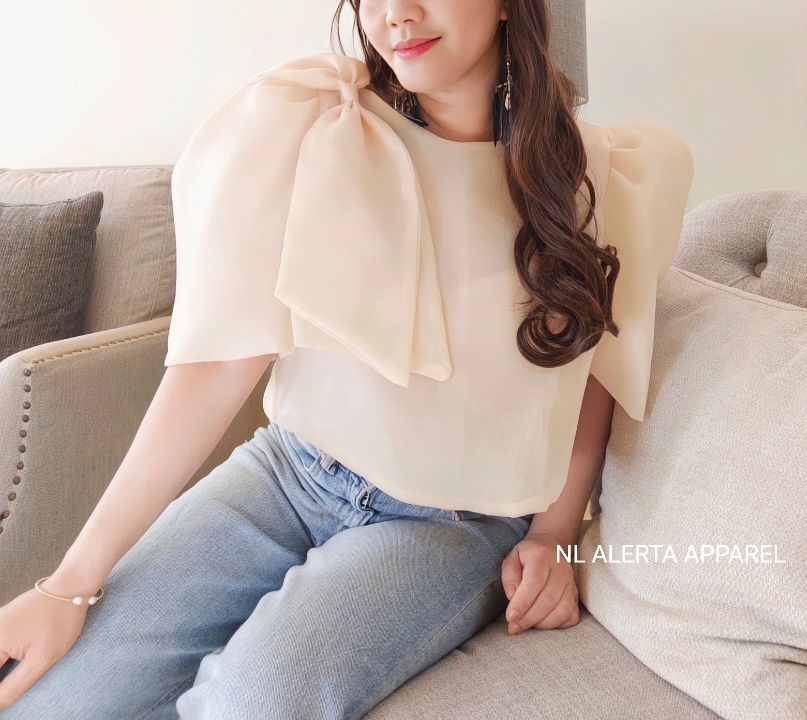 NEW MODERN FILIPINIANA LADIES TOP BARONG CROP TOP | Lazada PH