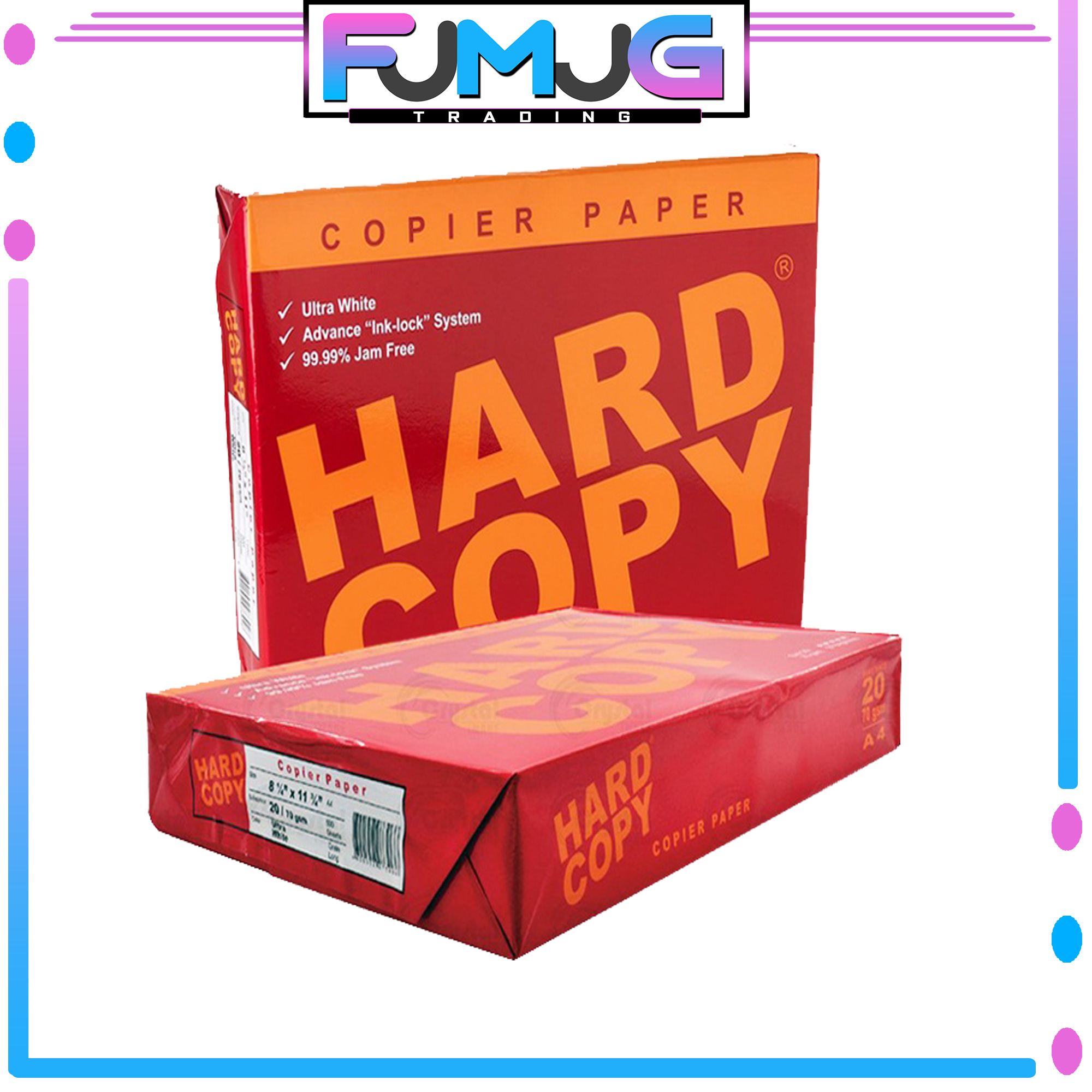 Hard Copy Paper Short Long & A4 Size Bond Paper 70gsm 500 Sheets ...