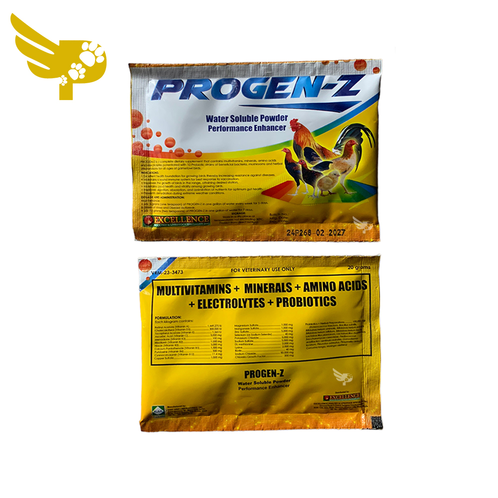 Progen-Z 20g - sold per 3 sachets - Excellence - petpoultryph | Lazada PH