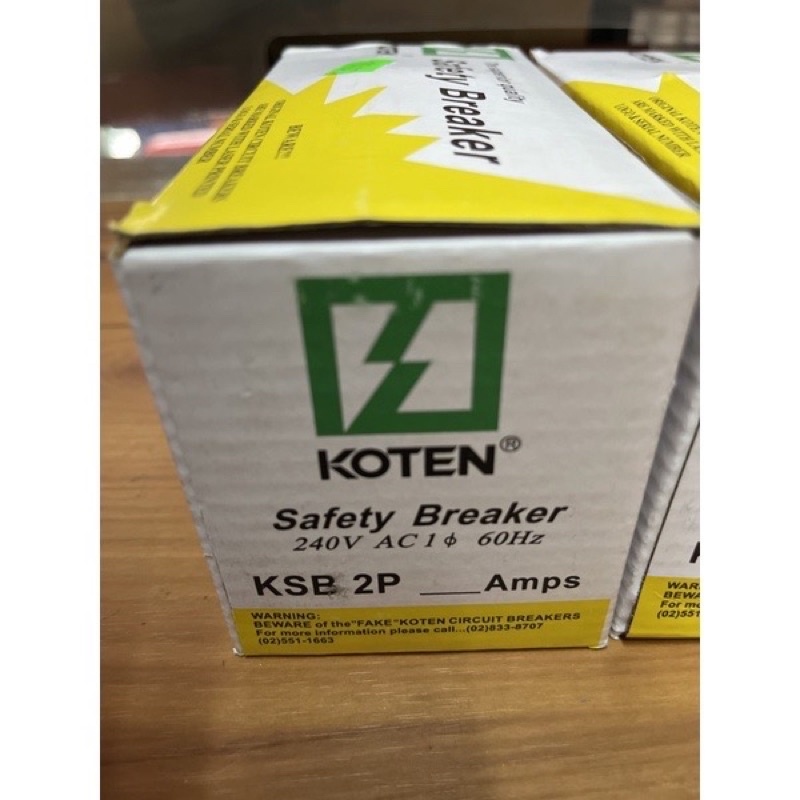 Koten brand Safety Circuit Breaker with Housing 240V 60Hz ...