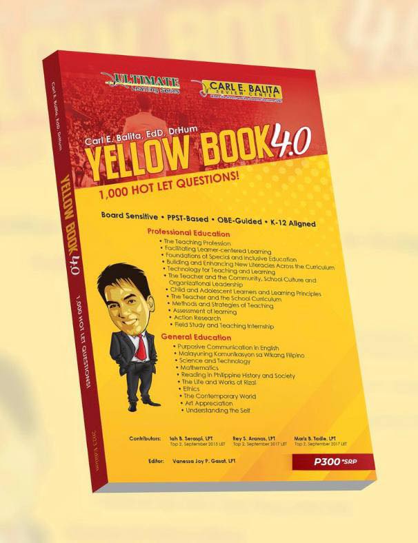 Dr. Carl Balita YELLOWBOOK 4.0 (NEW 2023 EDTION) 1000 HOT LET QUESTION ...