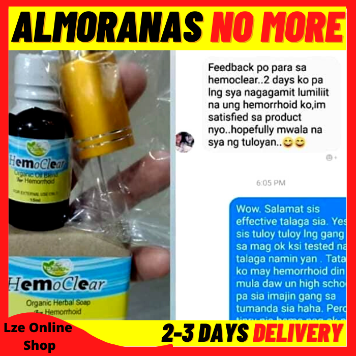 Lze Online Shop Hemoclear Set Almoranas treatment set Soap and Oil ...