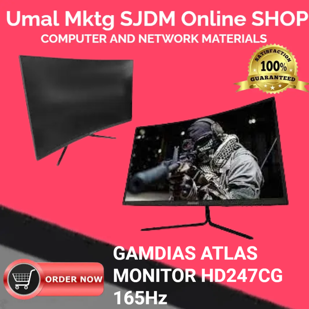 Gamdias Atlas HD27CG 27" 165Hz 1920 x 1080 Curved Gaming Monitor ...
