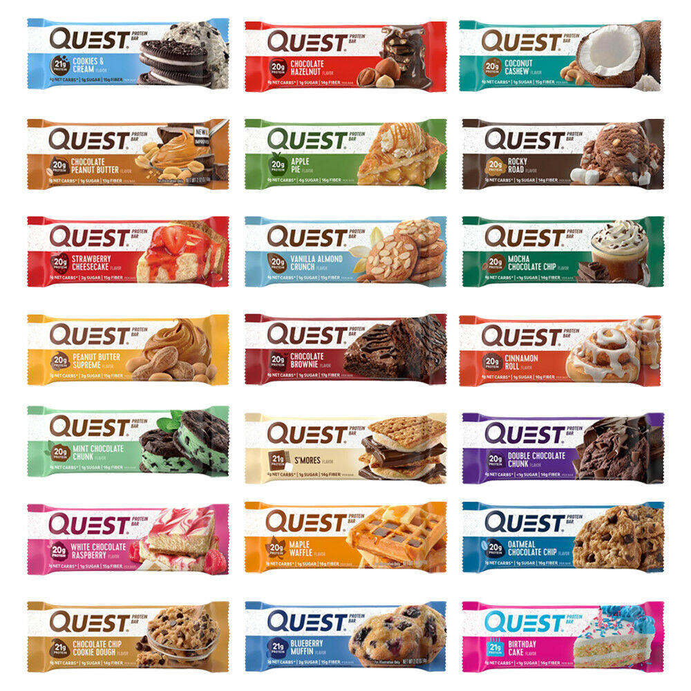 Quest Nutrition Protein Bar (1 Piece) - 19 Delectable Flavors to choose ...