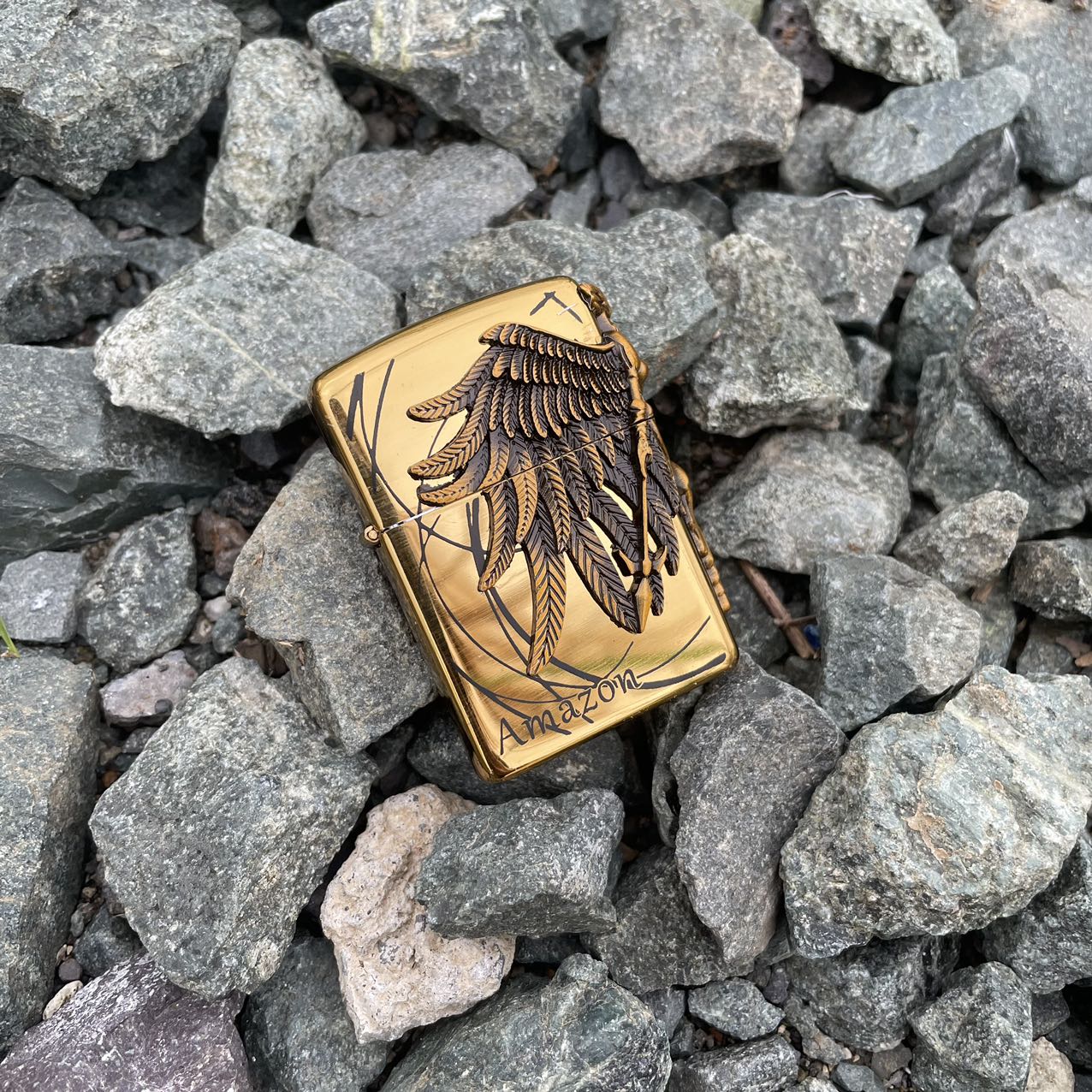 Kimigo Angel Sided Lighter/Metal Lighter Clicking Lighter Refillable ...