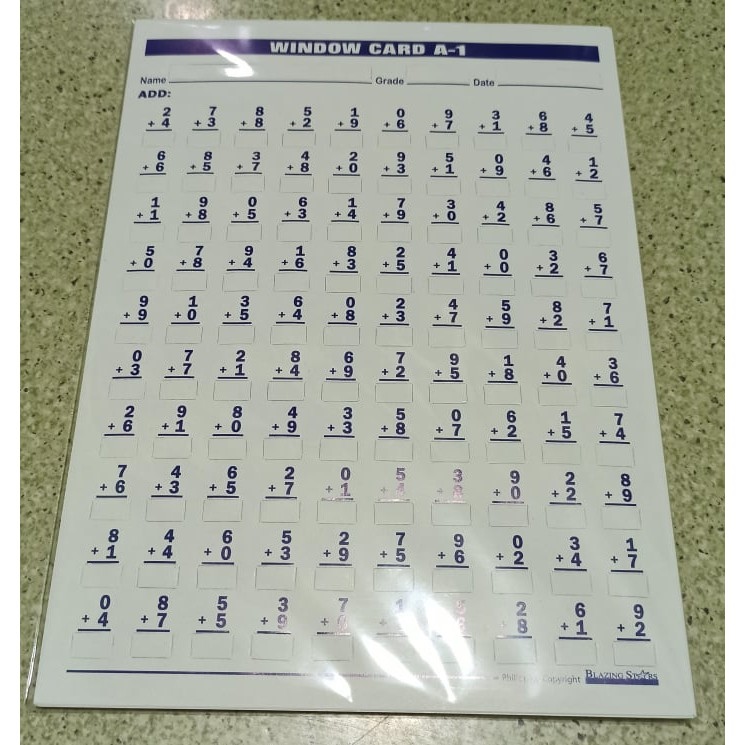 Math Window Card Complete Series 1-4 (16pcs. SET) | Lazada PH