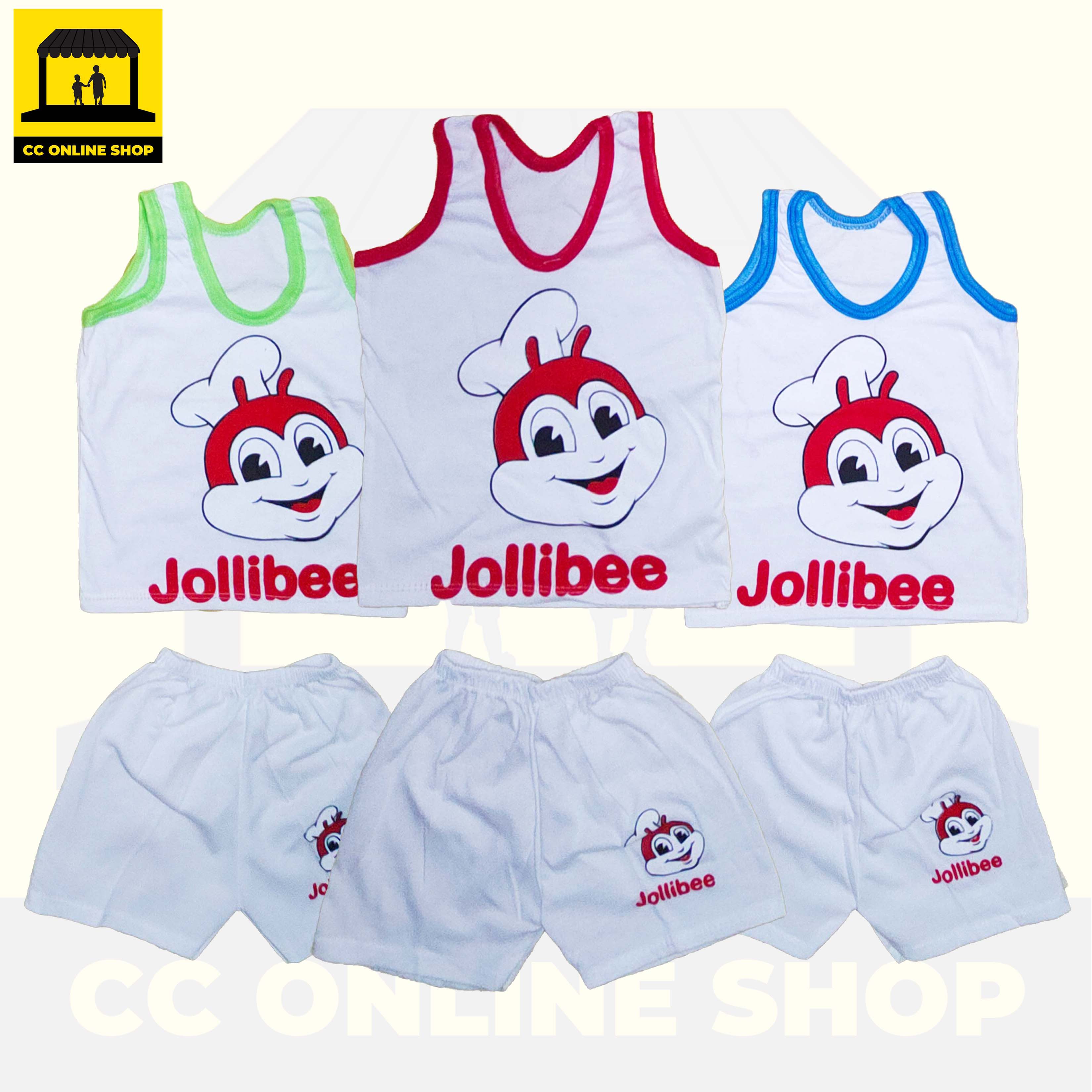 Terno Jollibee Design for Kids Boys, 3-12 months old, Free Size, Random ...