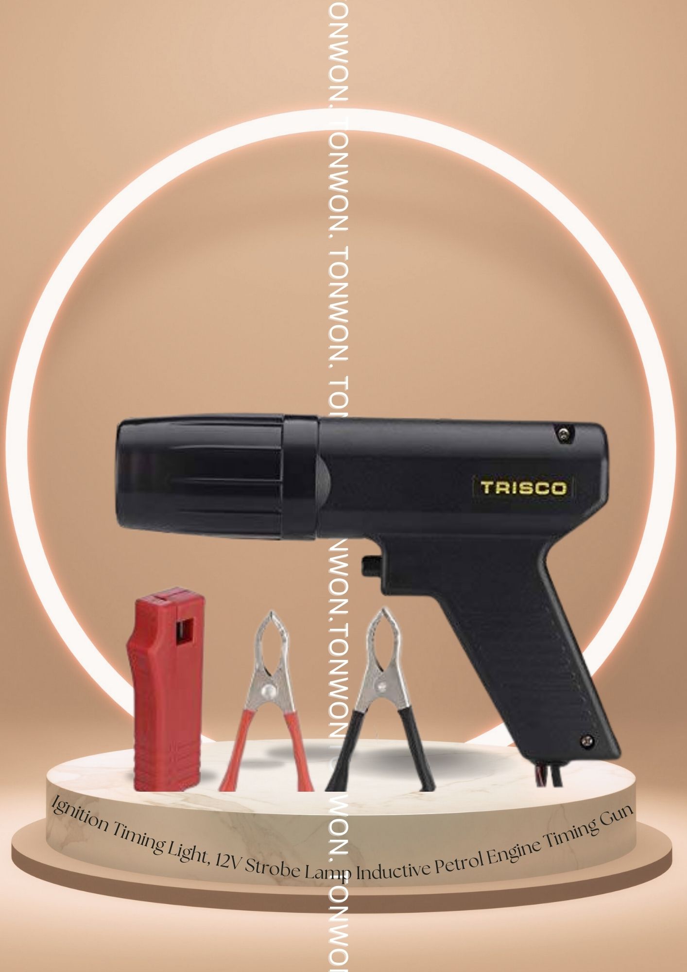 Ignition Timing Light, 12V Strobe Lamp Inductive Petrol Engine Timing ...