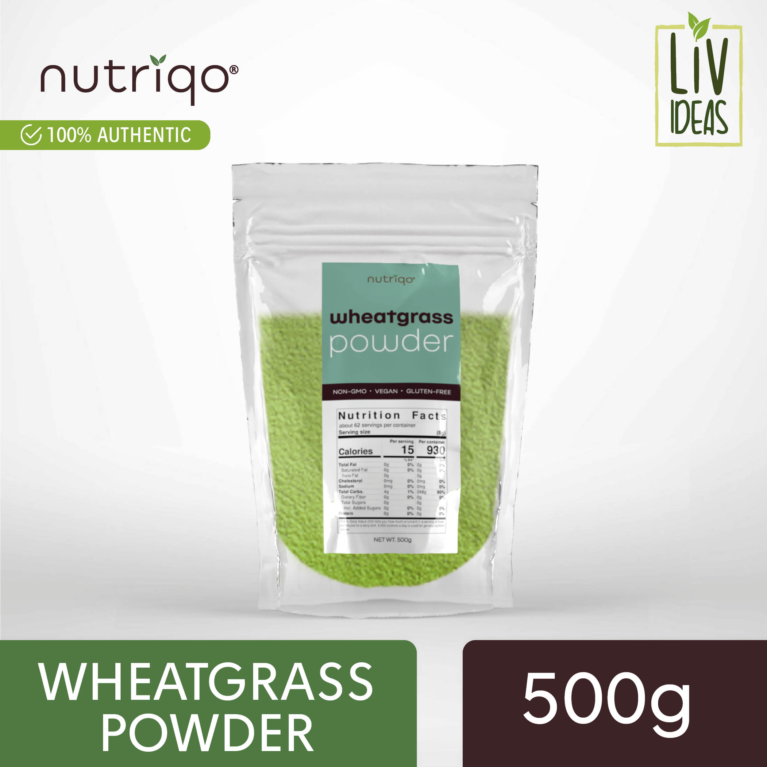 Nutriqo Wheatgrass Powder 500g | Lazada PH