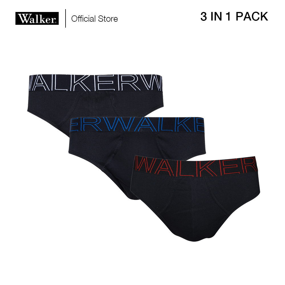Walker Cotton Comfort Signature Modern Hipster Brief (3 in 1 Pack ...
