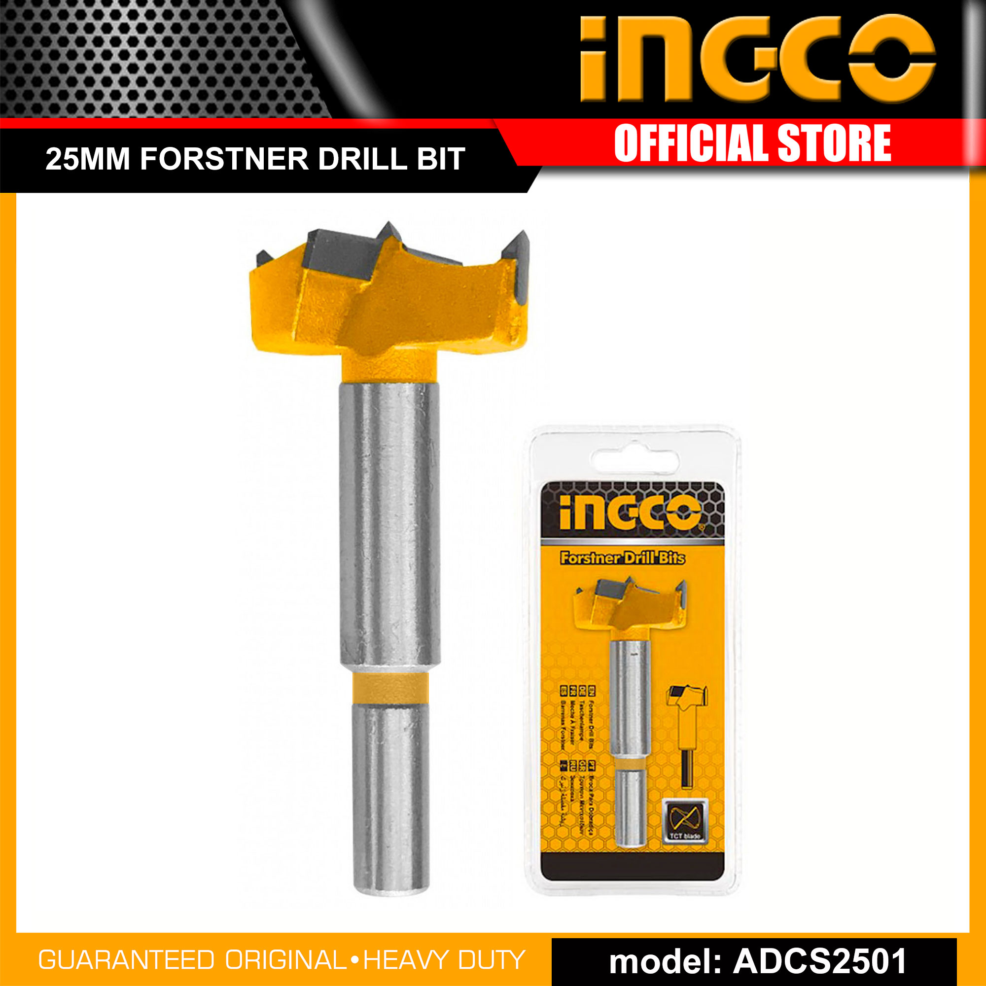 INGCO Forstner Drill Bit 25mm ADCS2501 IHT | Lazada PH