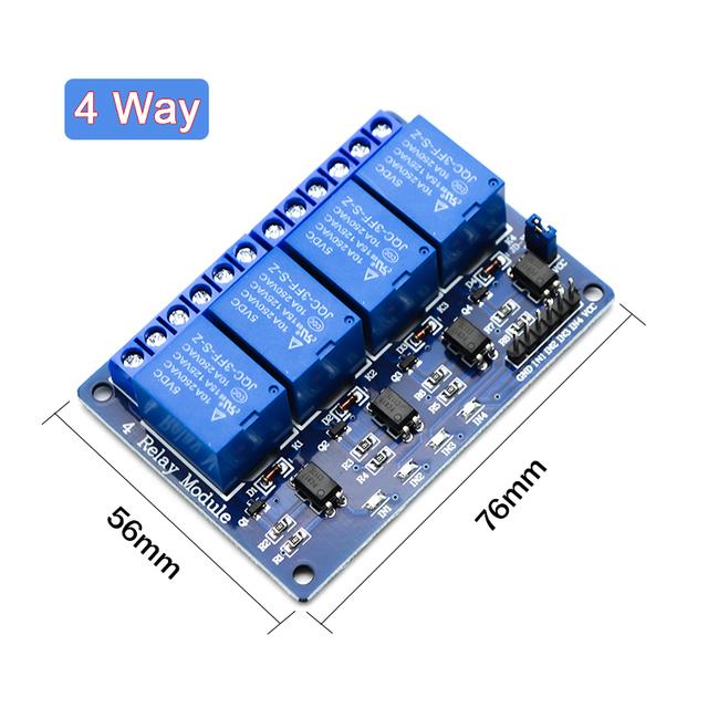 Arduino Relay 5v Optocoupler Optocoupler Relay Module 12 V - 5v 12v 24v ...