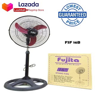 Fujita Stand fan FSF-16B | 16 Inches Banana Plastic Blade Stand Fan ...