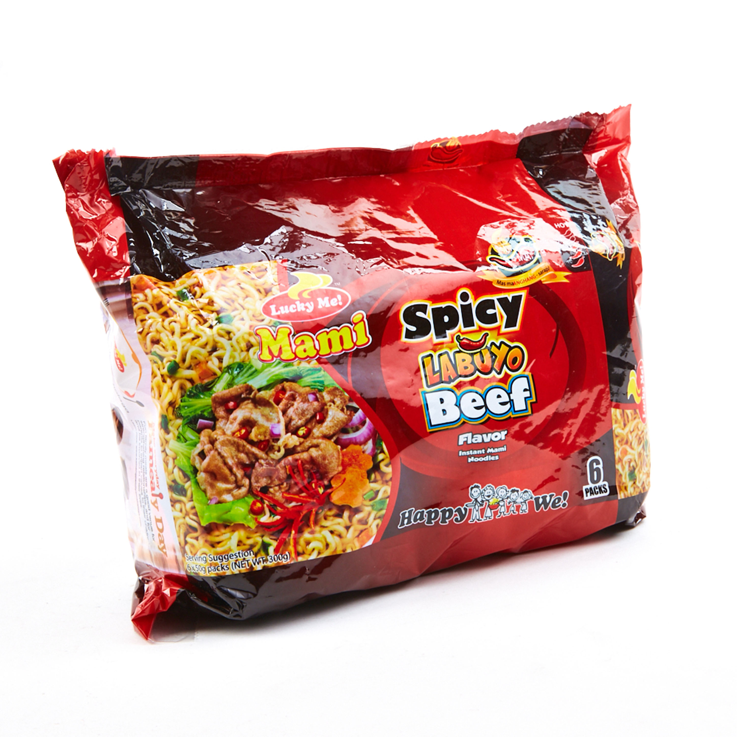 Lucky Me! Spicy Beef Labuyo Instant Mami 6pcs | Lazada PH