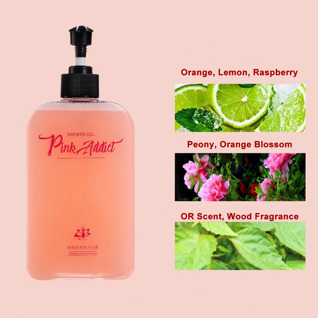 Pink ADDICT Whitening Shower Gel Niacinamide Brightening Anti-Acne ...