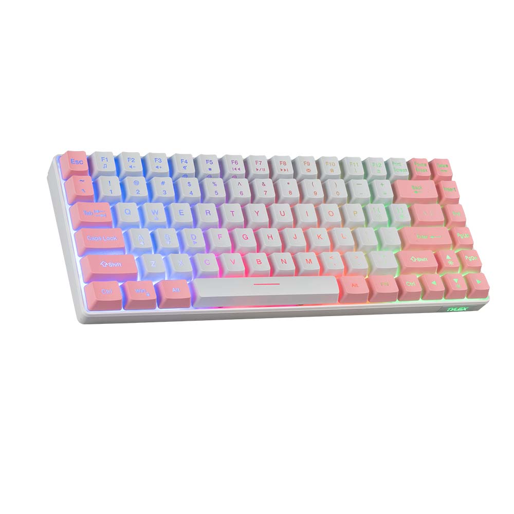 Tylex XZ68 Membrane RGB Gaming Backlit Wireless Rechargeable Gaming ...