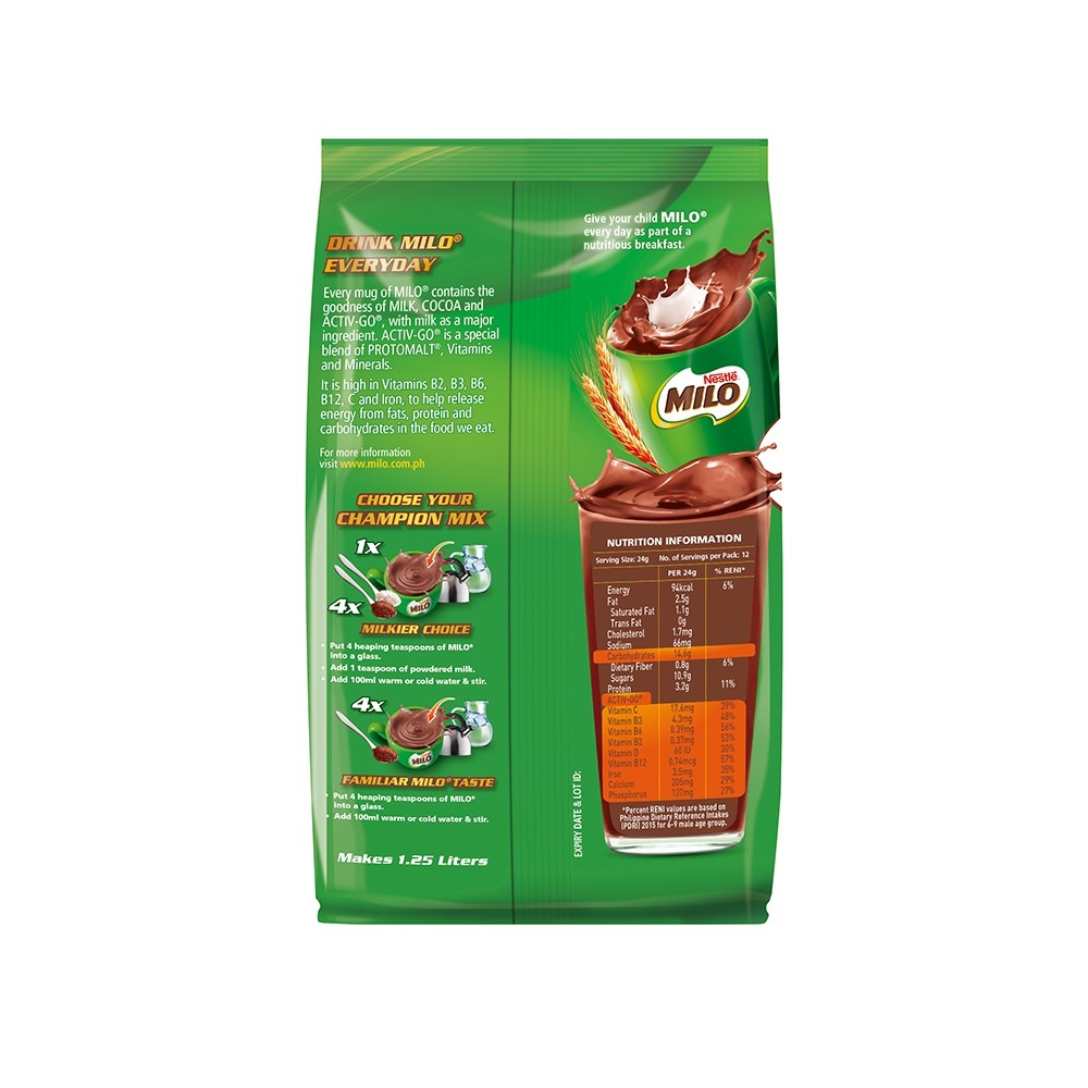 Milo Activ-Go Choco Malt Powdered Milk Drink 300g | Lazada PH