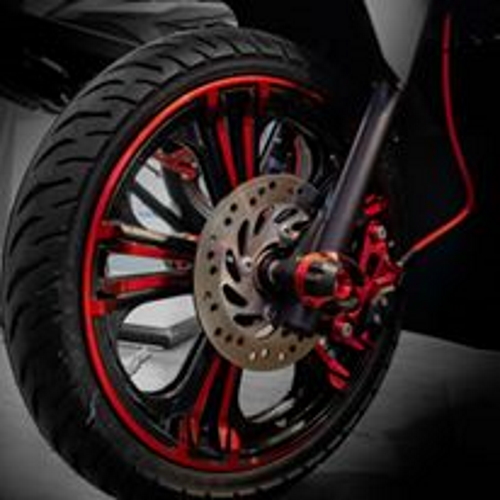 HONDA CLICK 125i / 150i MAGWHEELS - METALLIC RED / BLACK (OKIMURA ...