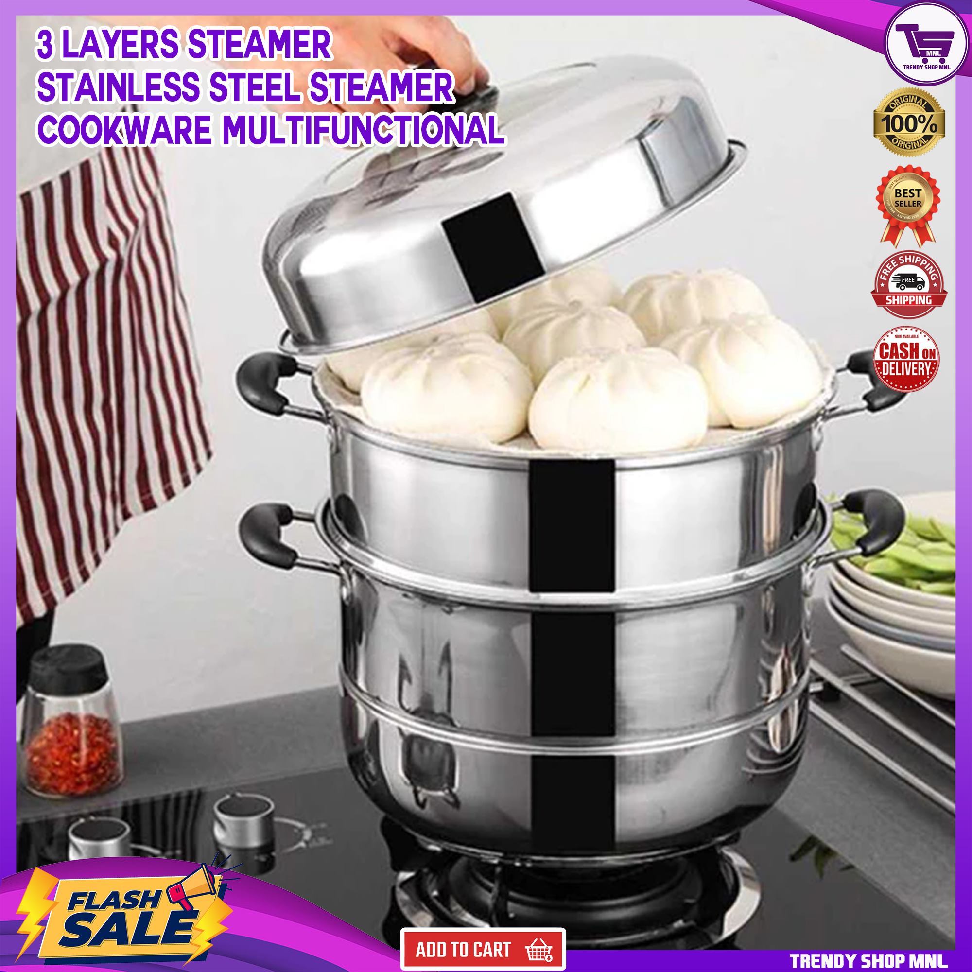 1pcs Multi-function Steamed Pot 評価