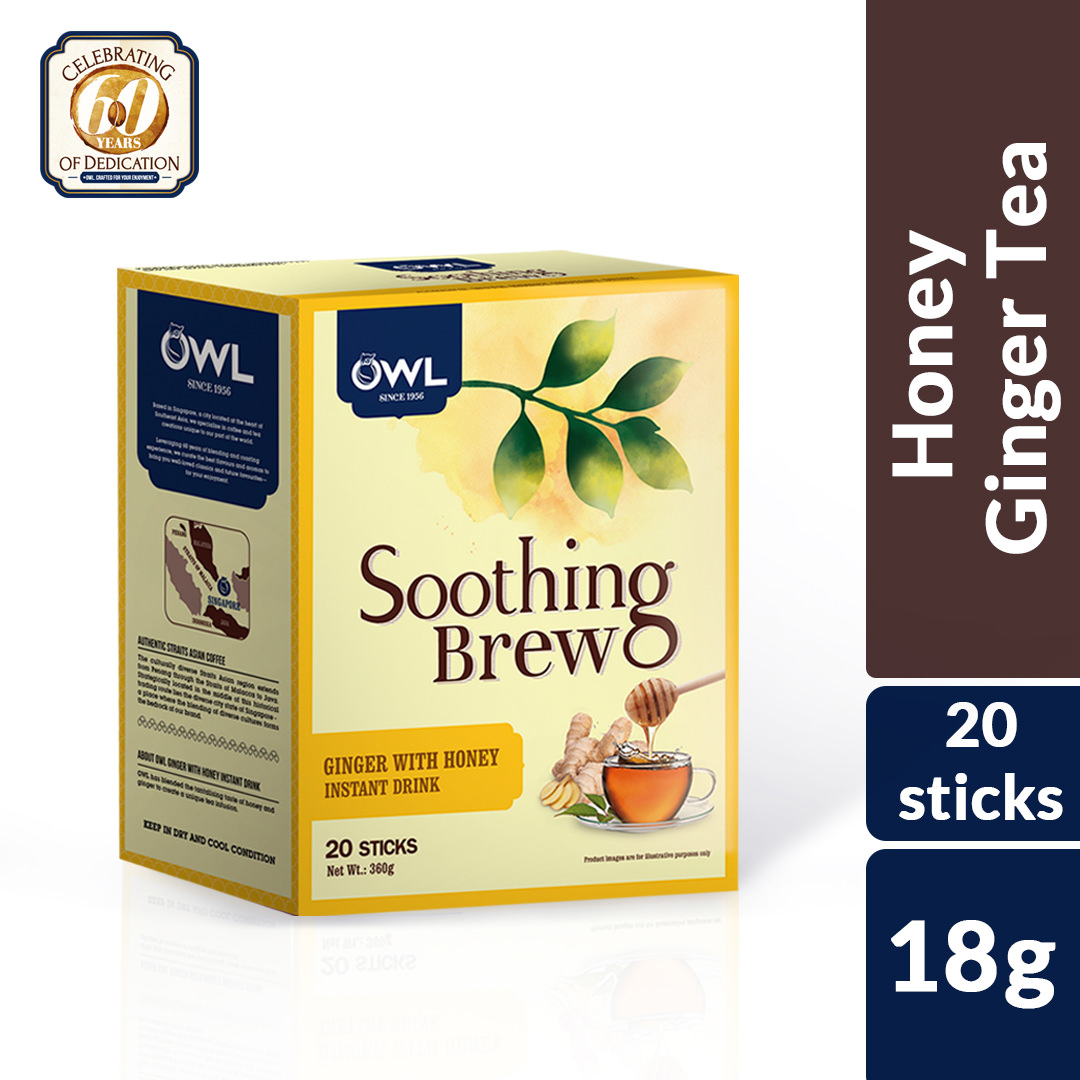 OWL Ginger Tea with Honey (20 sticks x 18g) | Lazada PH