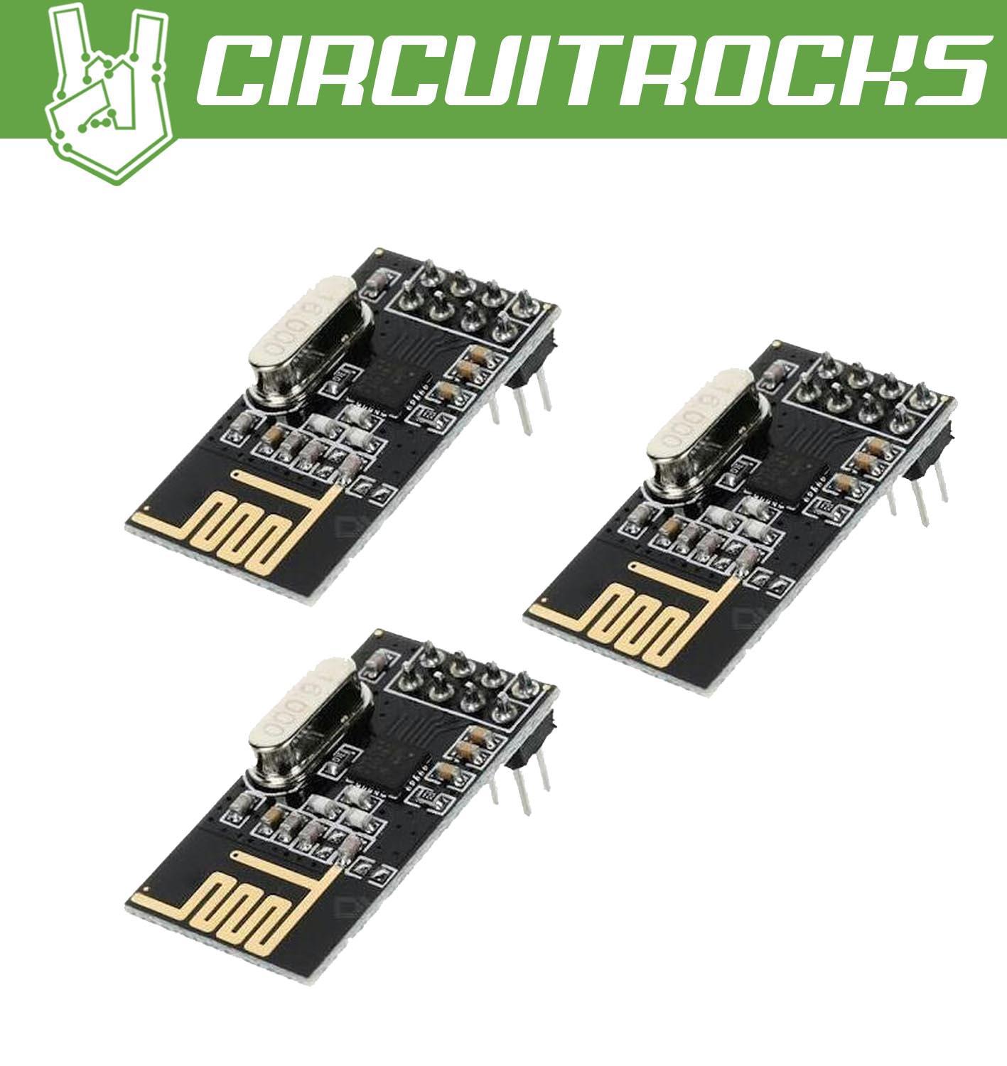 Circuitrocks RF NRF24L01 Module 3PCS For Arduino Compatible | Lazada PH