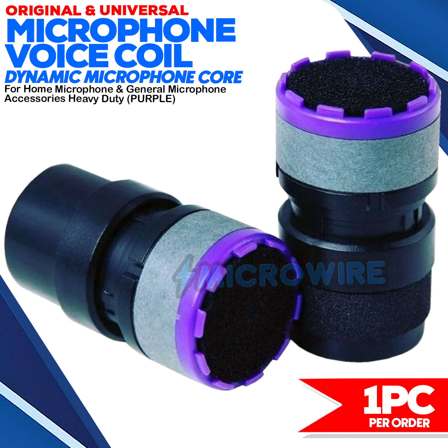 Universal Original Microphone Voice Coil Dynamic Microphone Core for ...