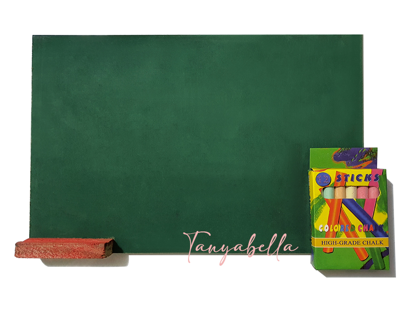 Drill Board with Lines Mini Black Board Chalk Writing for Children ...